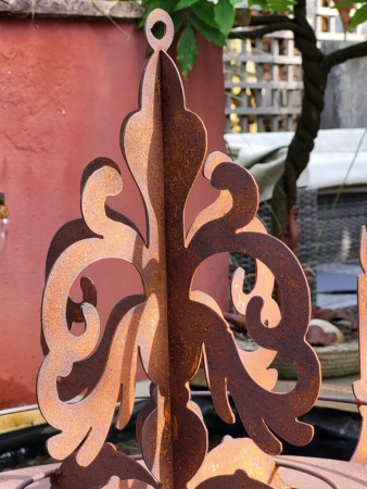 Edelrost Kronleuchter 3D - Angels Garden Dekoshop