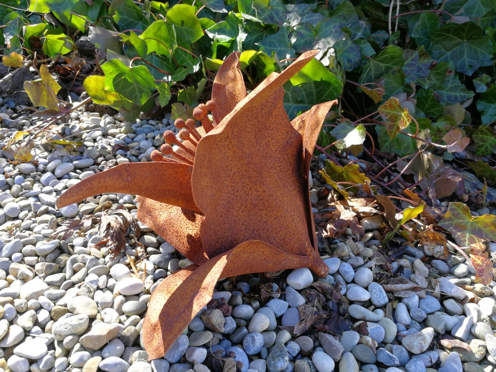 Edelrost Blume Imael - Angels Garden Dekoshop